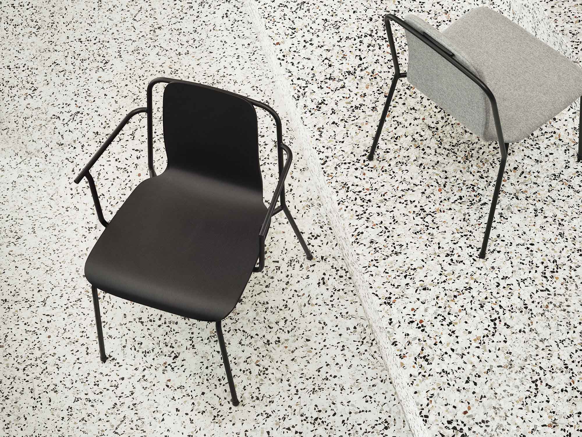 STUDIO Armchair Steel - Myran - Scandinavian Design